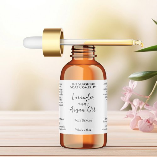 White Waterproof Cosmetics Dropper Bottle – Soaplabels