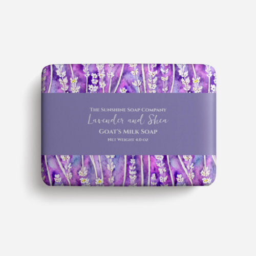 Soap Packaging Paper - watercolor lavender flowers – Soaplabels